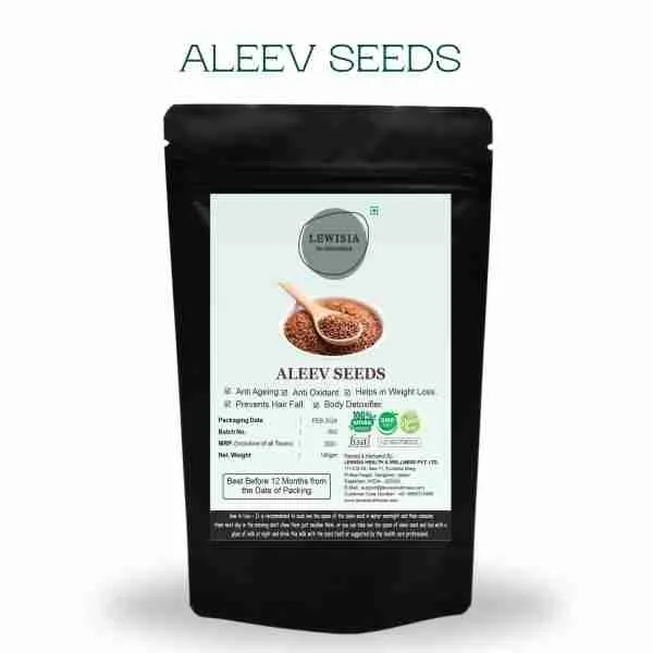 LEWISIA IN ORGANICS ALEEV (HALEEM) SEEDS, 180 GM - LEWISIA HEALTH AND ...