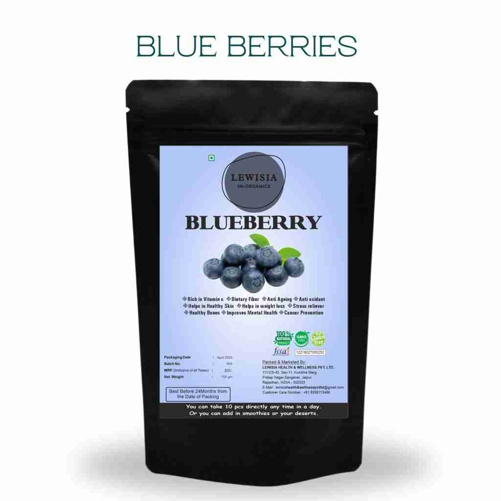 Blueberries - Buy 100% Natural Blueberries Online in India | Lewisia ...